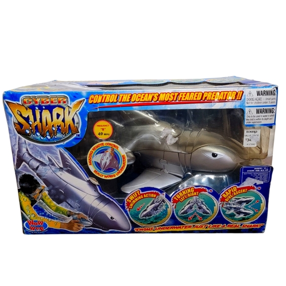 wow wee | Toys | Nwt Vintage Wow Wee Cyber Shark Amazing Remote Control ...